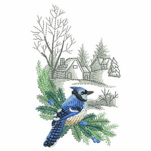 Winter for the Birds Machine Embroidery Designs Pack Instant Download ...