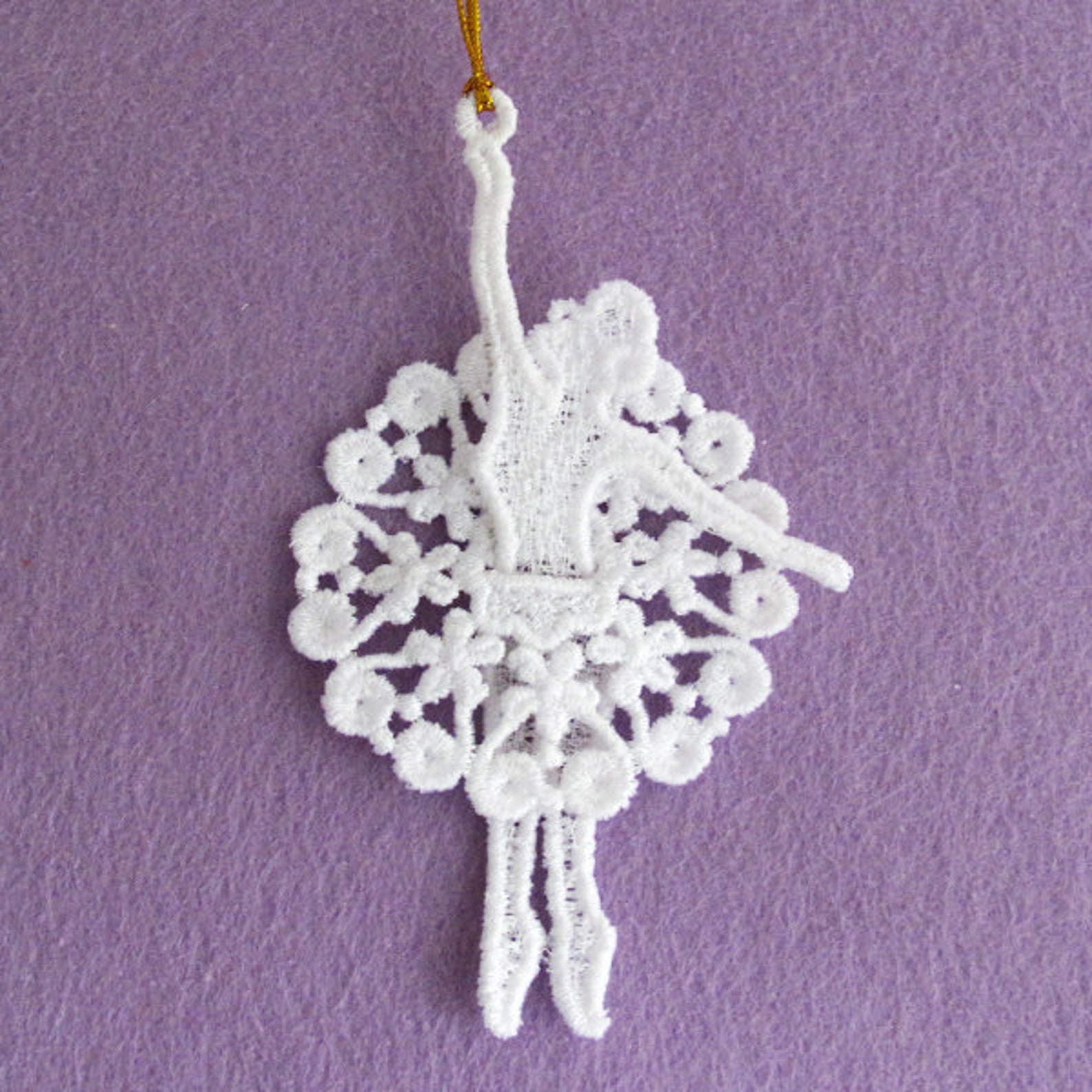 FSL Ballerina Free Standing Lace Machine Embroidery Designs Instant ...