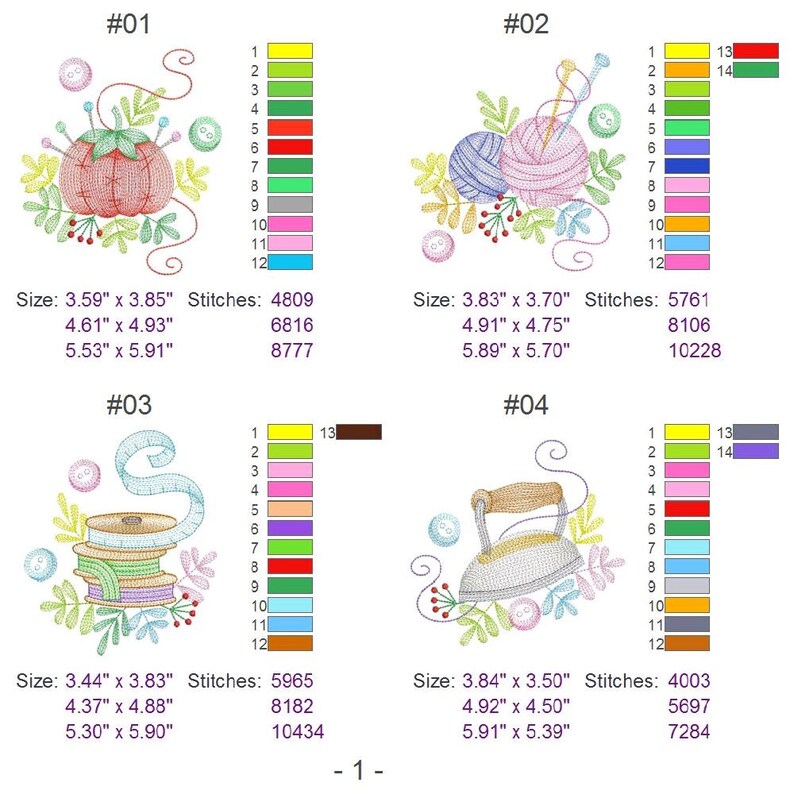 Enchanted Sewing Machine Embroidery Designs Pack Instant - Etsy