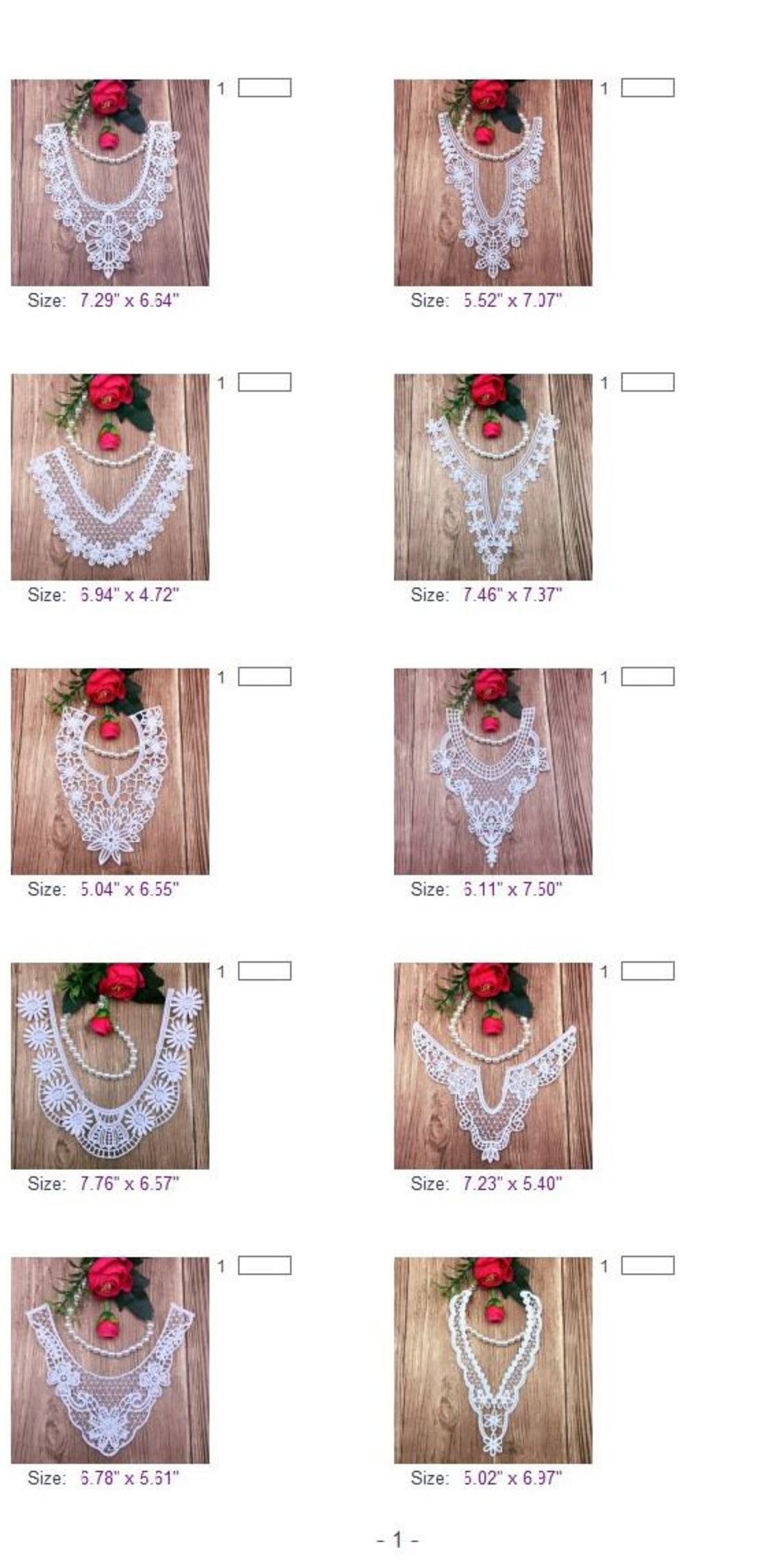 FSL Necklines Free Standing Lace Machine Embroidery Designs - Etsy