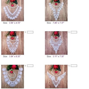 FSL Necklines Free Standing Lace Machine Embroidery Designs - Etsy
