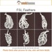 FSL Feathers Free Standing Lace Machine Embroidery Designs Instant Download 4x4 Hoop 10 Designs ...