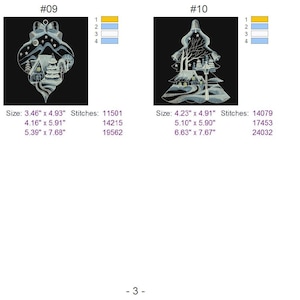 Winter Scenery Machine Embroidery Designs Pack Instant Download 5x5 6x6 ...