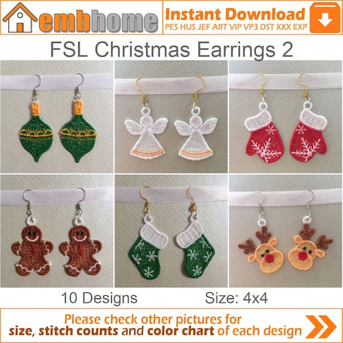 FSL Mini Christmas Ornament Free Standing Lace Machine - Etsy