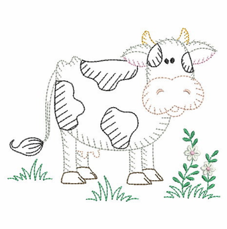 Vintage Farm Life Machine Embroidery Designs Instant Download - Etsy