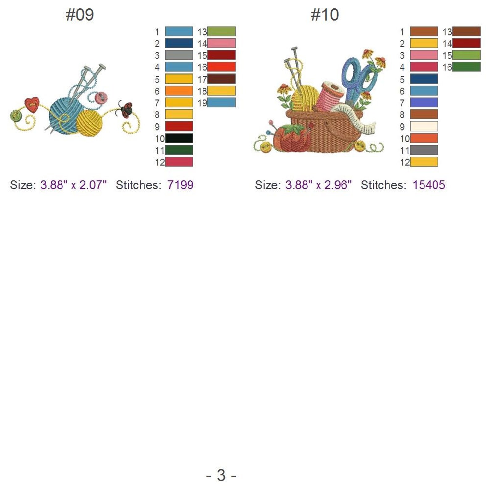 Sewing Fun Machine Embroidery Designs Pack Instant Download - Etsy