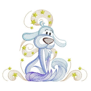 Elegant Dogs Machine Embroidery Designs Instant Download 4x4 5x5 6x6 ...