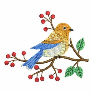 Spring Birds Machine Embroidery Designs Pack Instant Download 4x4 5x5 ...