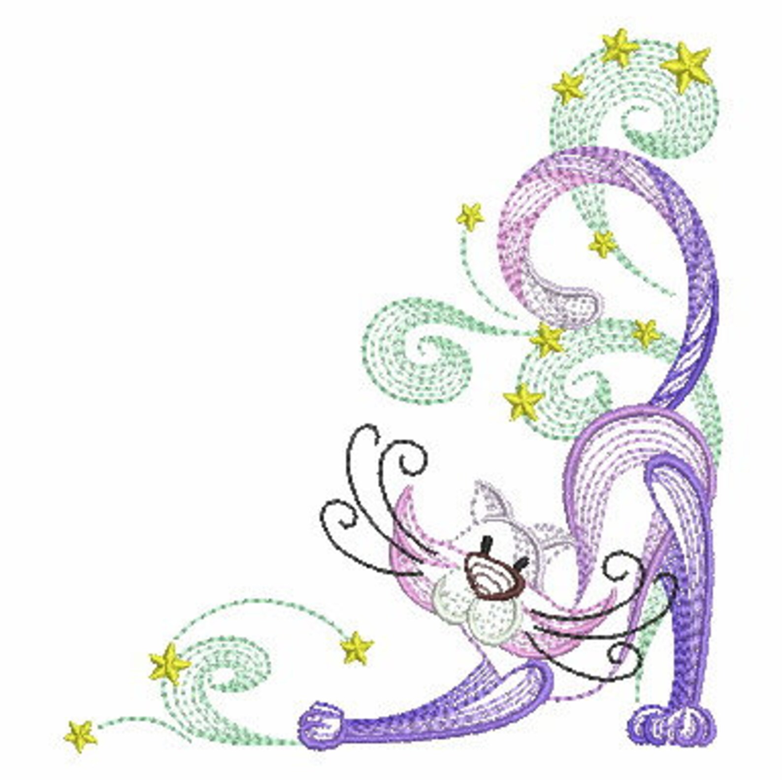 Elegant Cats Machine Embroidery Designs Pack Instant Download - Etsy