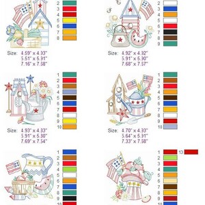 Vintage Patriotic Designs Machine Embroidery Designs Pack - Etsy