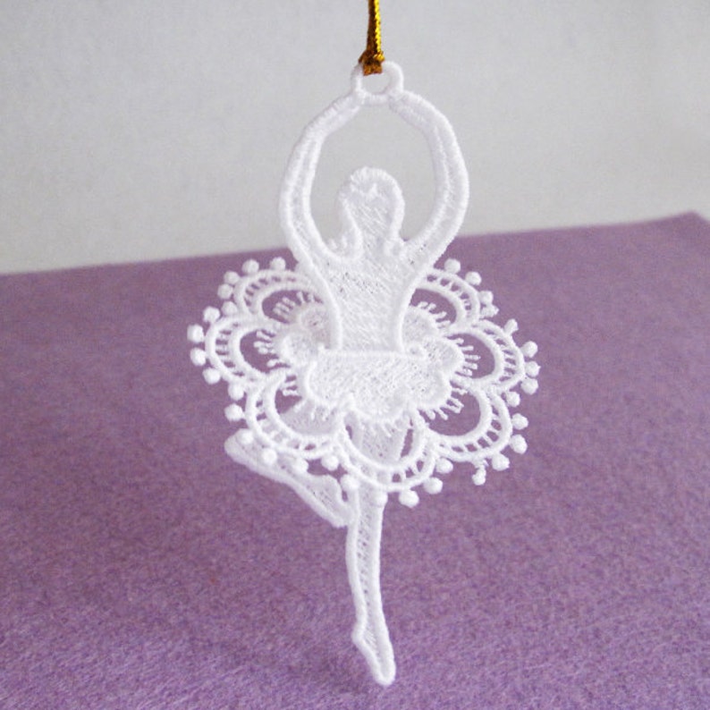 FSL Ballerina Free Standing Lace Machine Embroidery Designs Instant ...