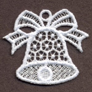 FSL Mini Christmas Ornament Free Standing Lace Machine Embroidery ...