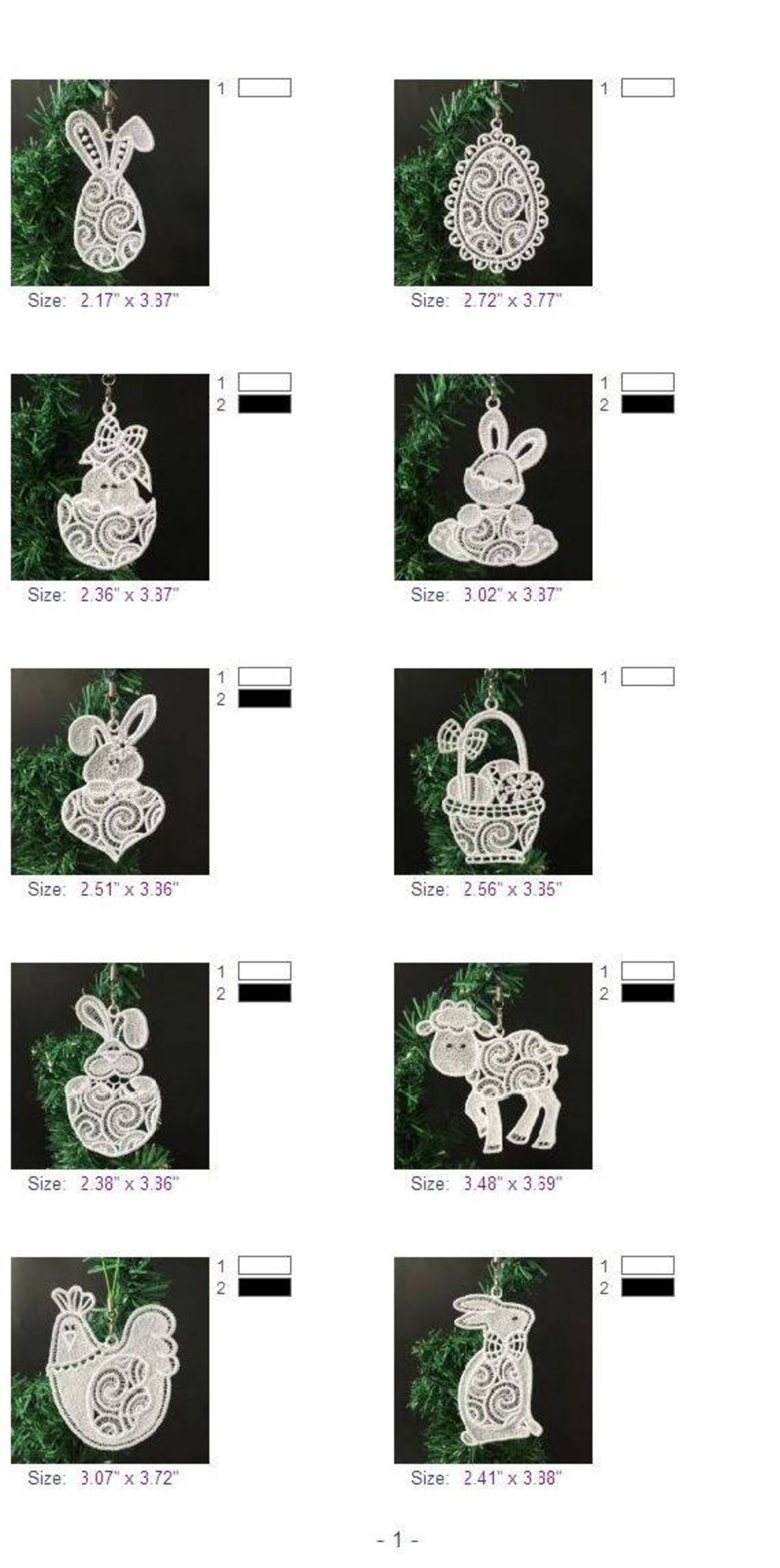 FSL Easter Fun Free Standing Lace Machine Embroidery Designs - Etsy