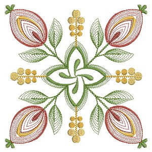 Baltimore Album Quilt Machine Embroidery Designs Pack Instant Download ...