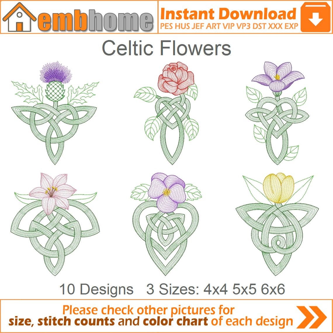 Celtic Flower Design