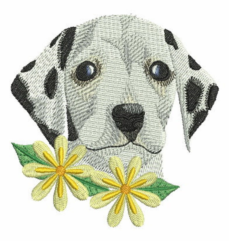 Flower Dogs Machine Embroidery Designs Pack Instant Download - Etsy