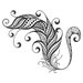 Blackwork Feathers Machine Embroidery Designs Pack Instant Download 4x4 5x5 6x6 Hoop 6 Designs ...