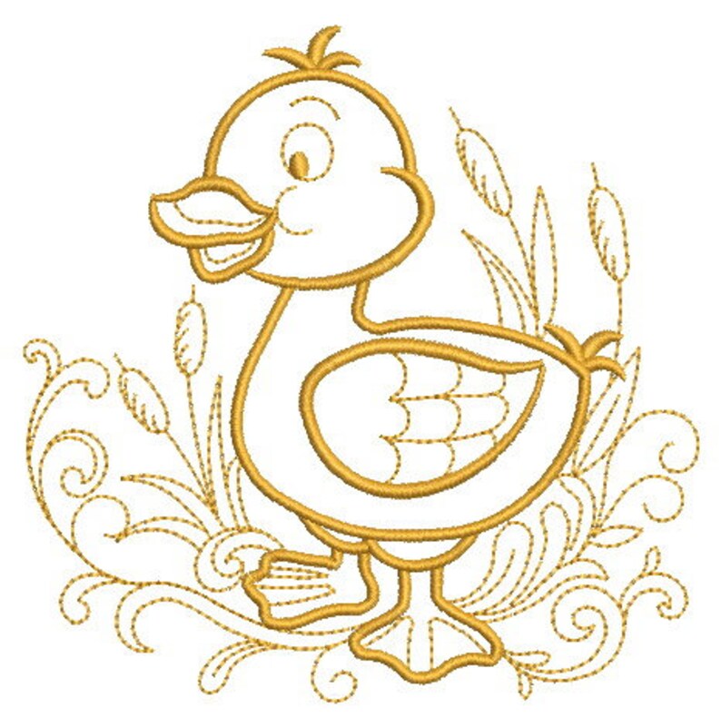 Doodle Farm Animals Machine Embroidery Designs Pack Instant - Etsy