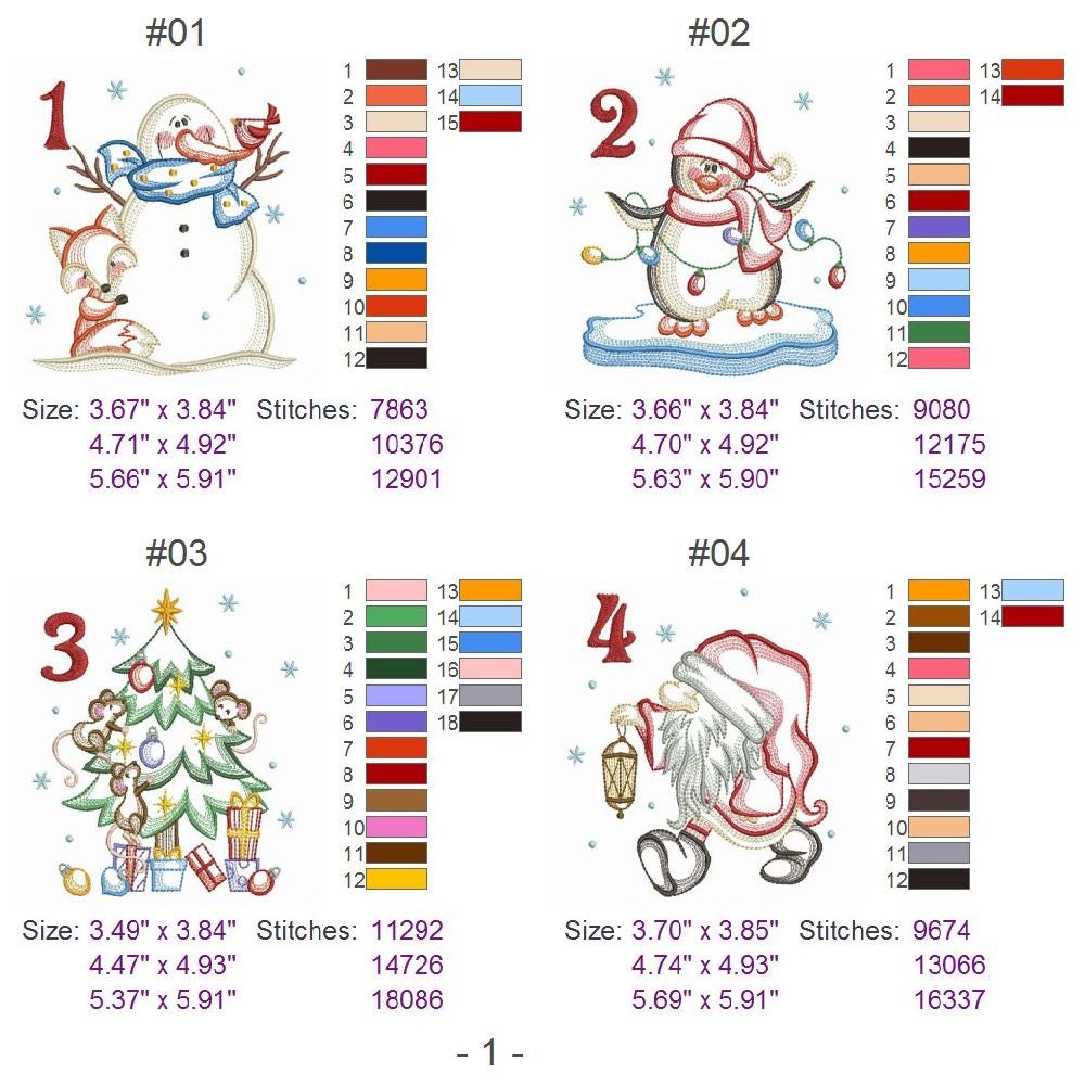 Advent Calendar Machine Embroidery Designs Instant Download 4x4 5x5 6x6 ...