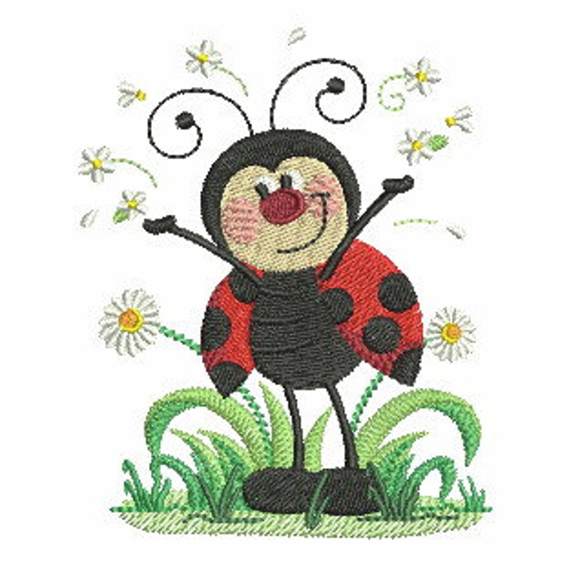 Lively Ladybugs Machine Embroidery Designs Pack Instant - Etsy