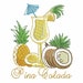 Cocktails Machine Embroidery Designs Pack Instant Download 4x4 5x5 6x6 ...