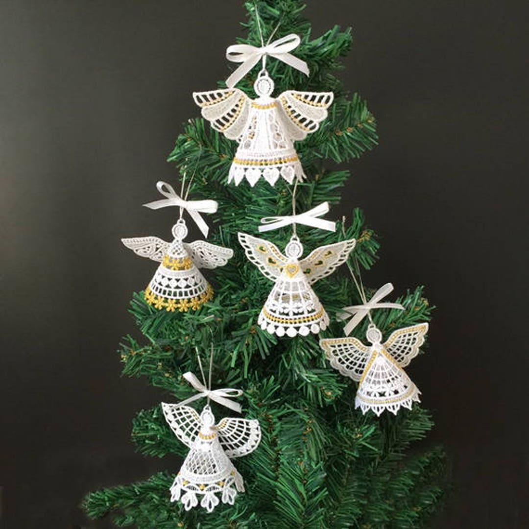 3D FSL Angels Free Standing Lace Machine Embroidery Designs Instant ...