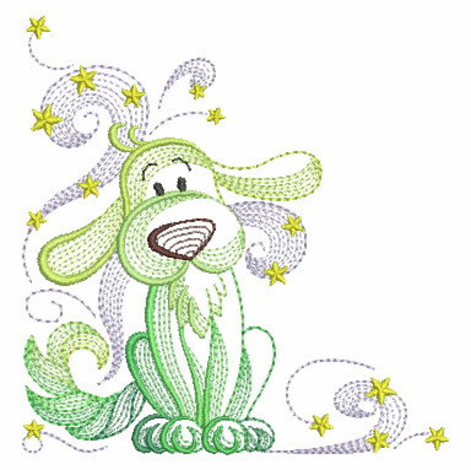 Elegant Dogs Machine Embroidery Designs Instant Download 4x4 - Etsy