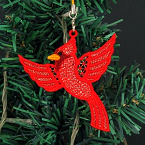 FSL Christmas Cardinal Free Standing Lace Machine Embroidery Designs ...