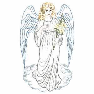 Vintage Angels Machine Embroidery Designs Pack Instant Download 5x5 6x6 ...