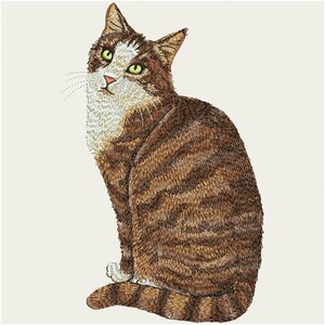 Realistic Cats Machine Embroidery Designs Instant Download Some 5x7 ...