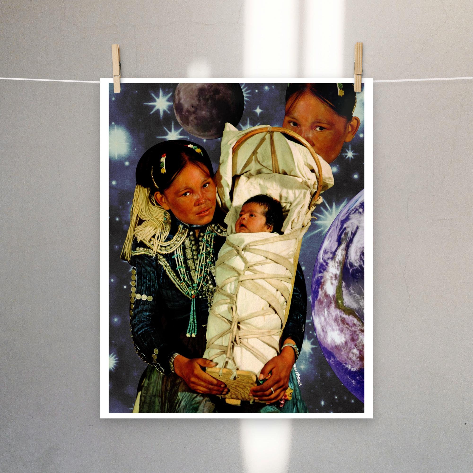 INDIGENOUS MAMA ART, Native Mother, Native Art Nouveau, Nurture Art ...
