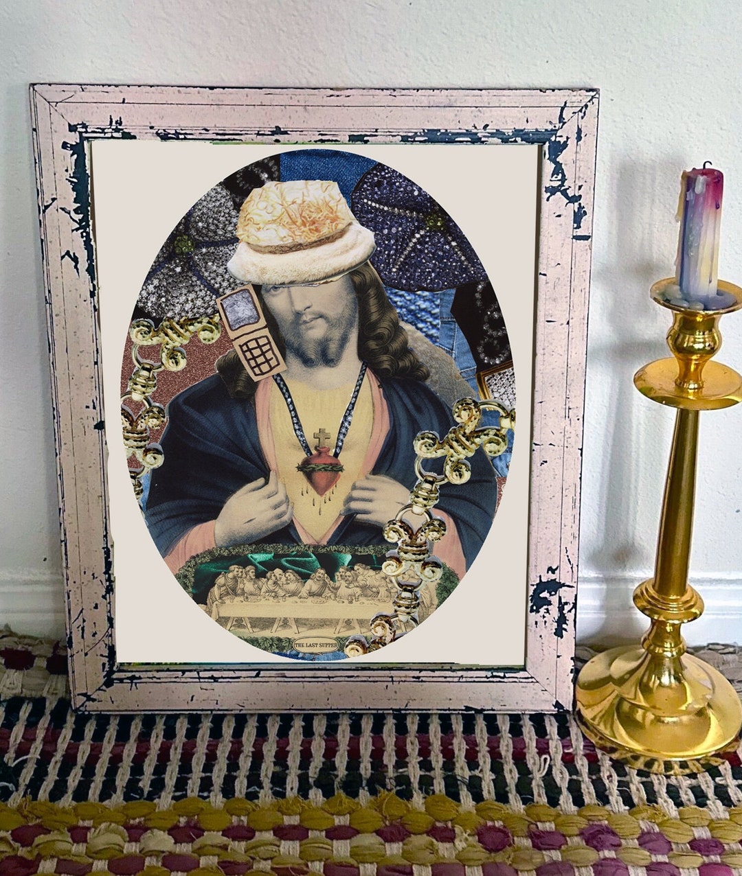 Altered Art Jesus, PARODY ART, Renaissance Baroque Ironic Art,jesus ...