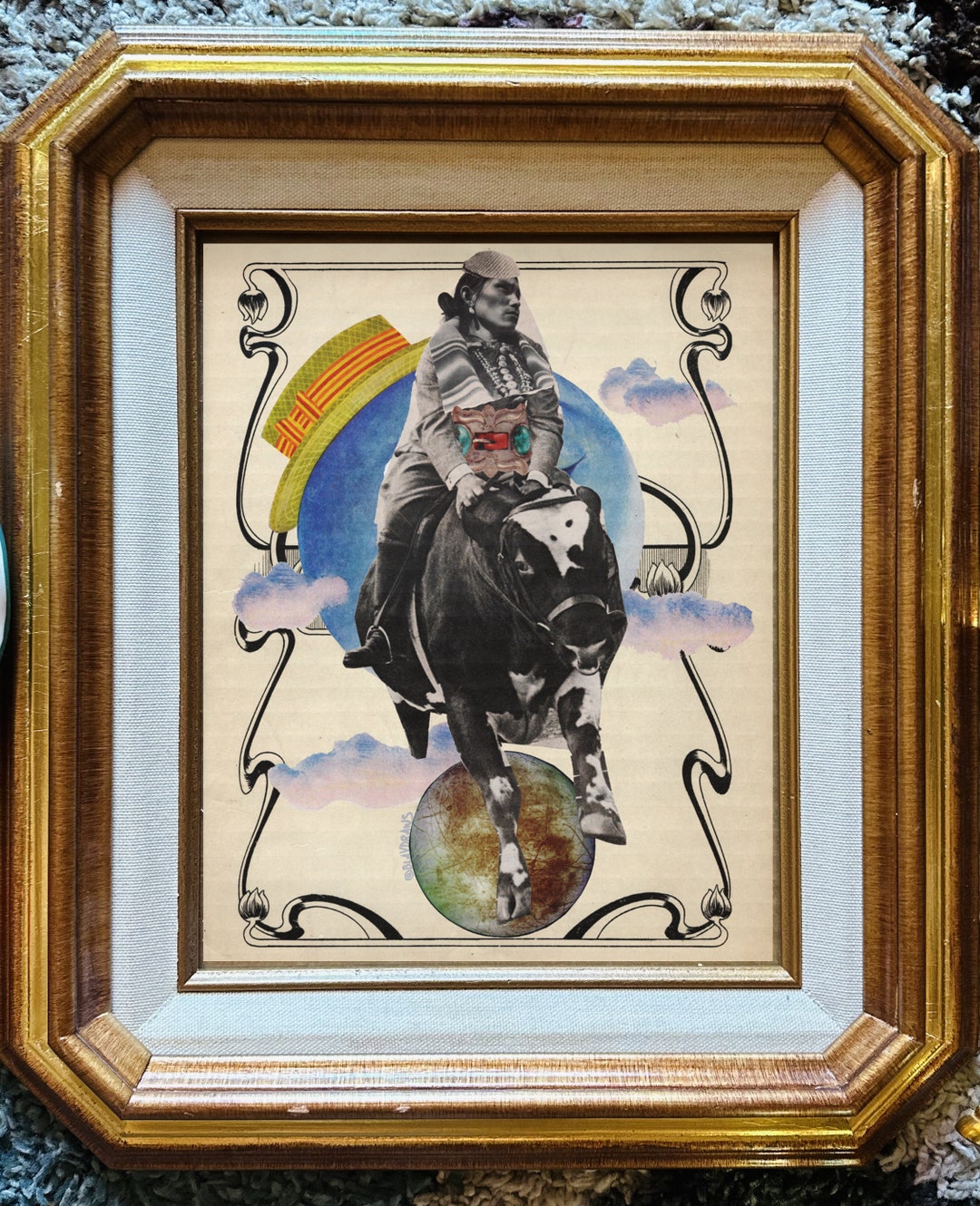 Hey Diddle, Cow Jumps Over the Moon, Native Art Nouveau, INDIGENOUS ...