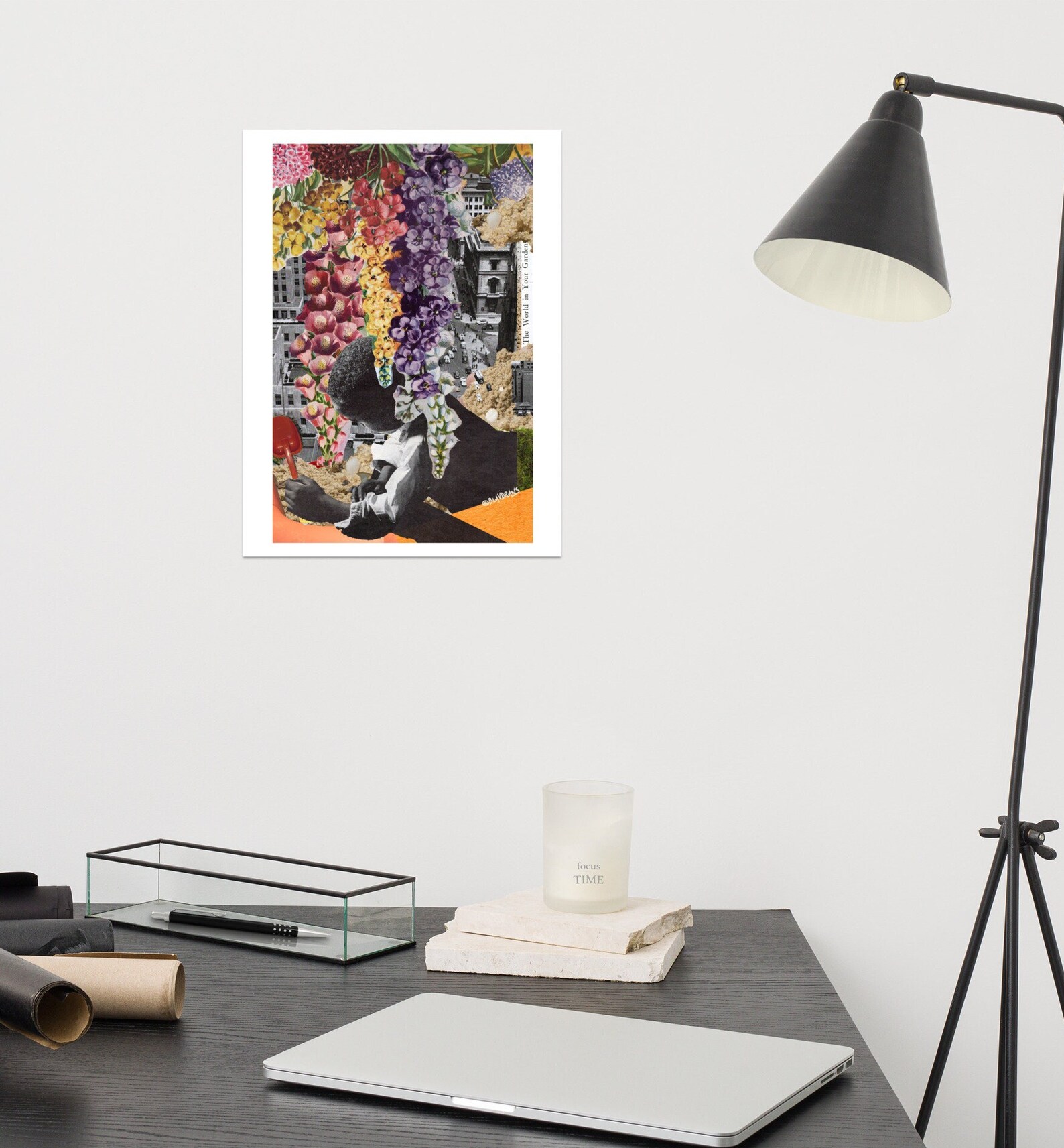 The World is Yours Nature City Collage Black Boy Collage - Etsy