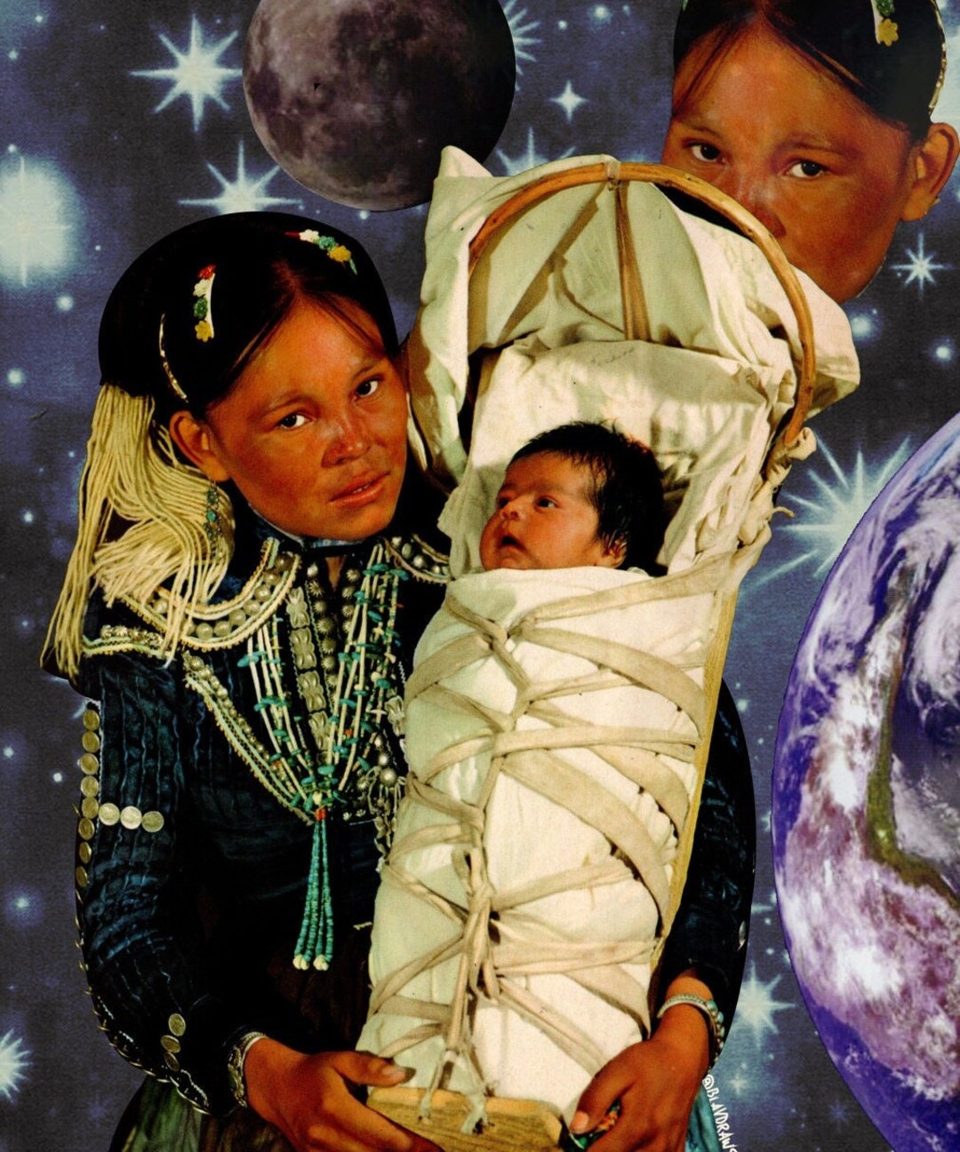 INDIGENOUS MAMA ART, Native Mother, Native Art Nouveau, Nurture Art ...