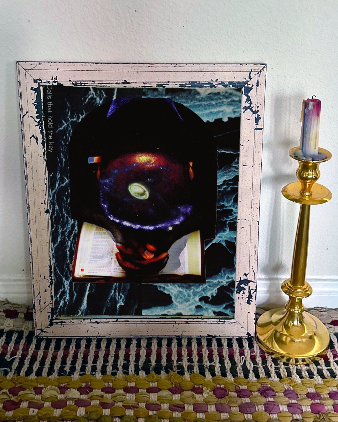 Black Boy Praying, CYBERCORE WALL ART, Black Man in Therapy ...