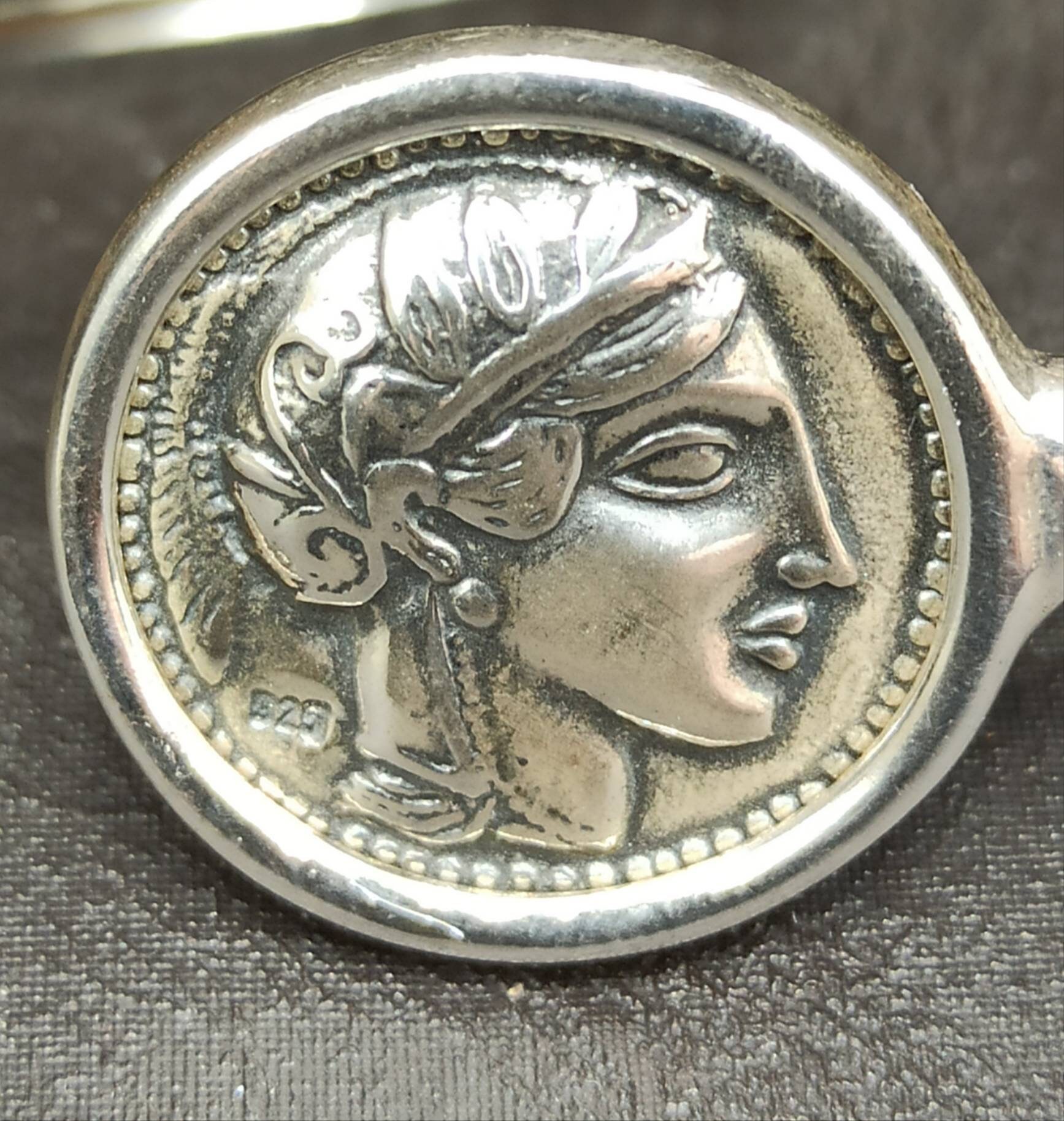 Sterling Silver Flexible Coin Bracelet | Etsy