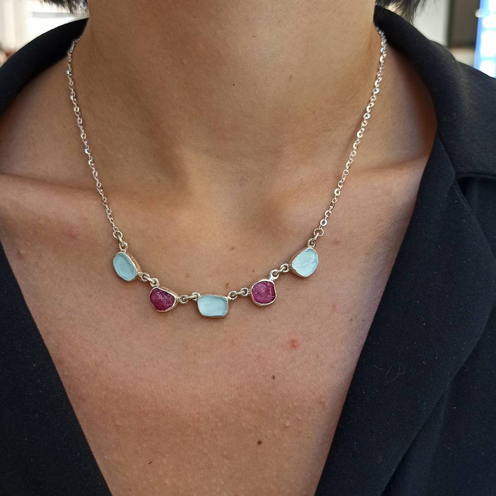 Hand made sterling silver necklace. | Etsy