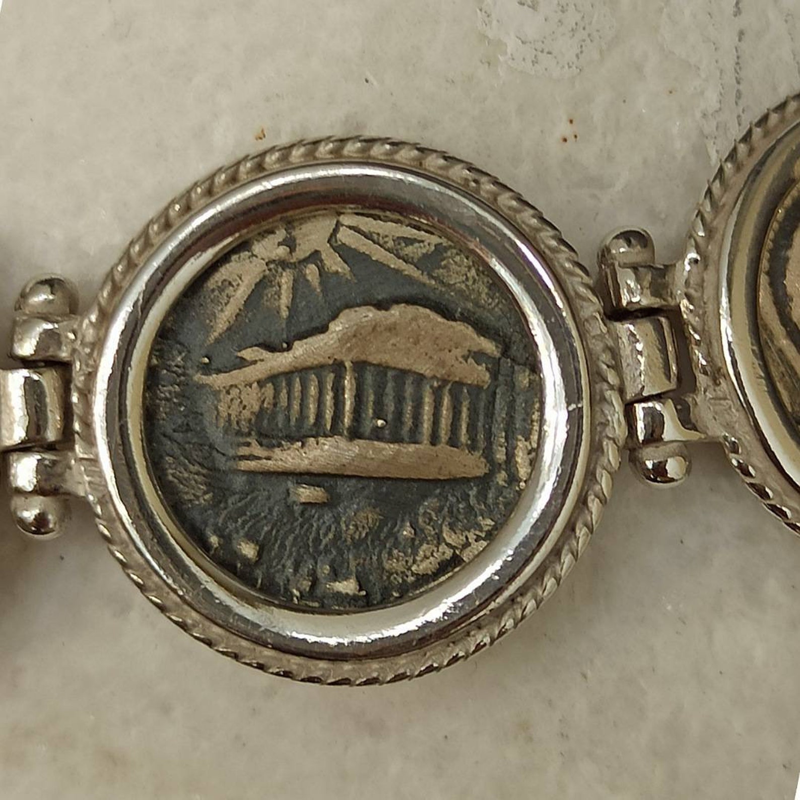 Hand Made Sterling Silver Coin Necklace. - Etsy