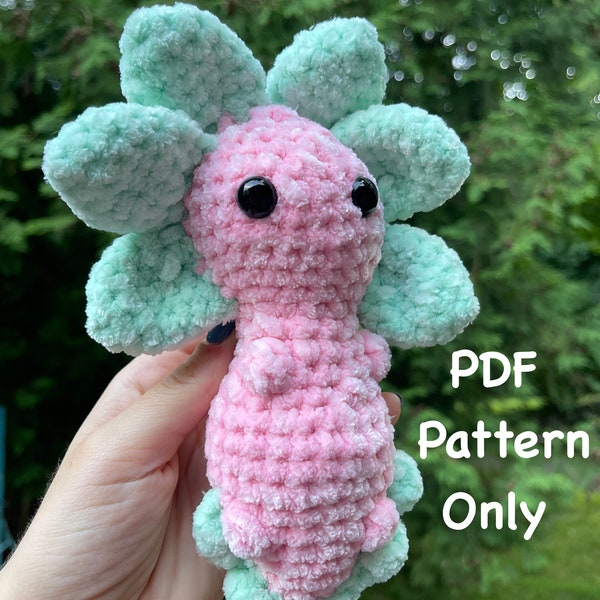 Axolotl Knitting Pattern - Etsy