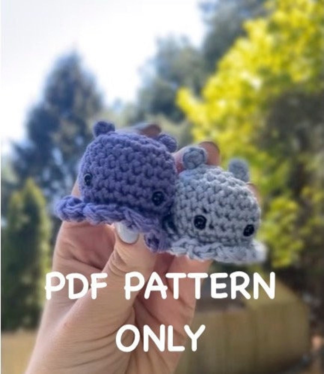 Mini Cuddle Fish Crochet Pattern PDF - Etsy