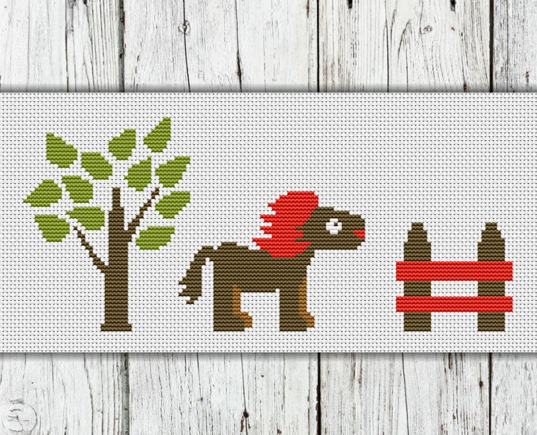 Cute Animals Counted Cross Stitch Pattern, Zoo Collection - PDF ...