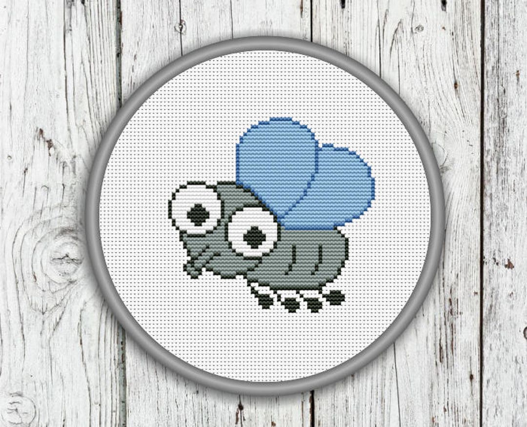 Mosquito Counted Cross Stitch Pattern, Needlepoint Pattern - PDF ...