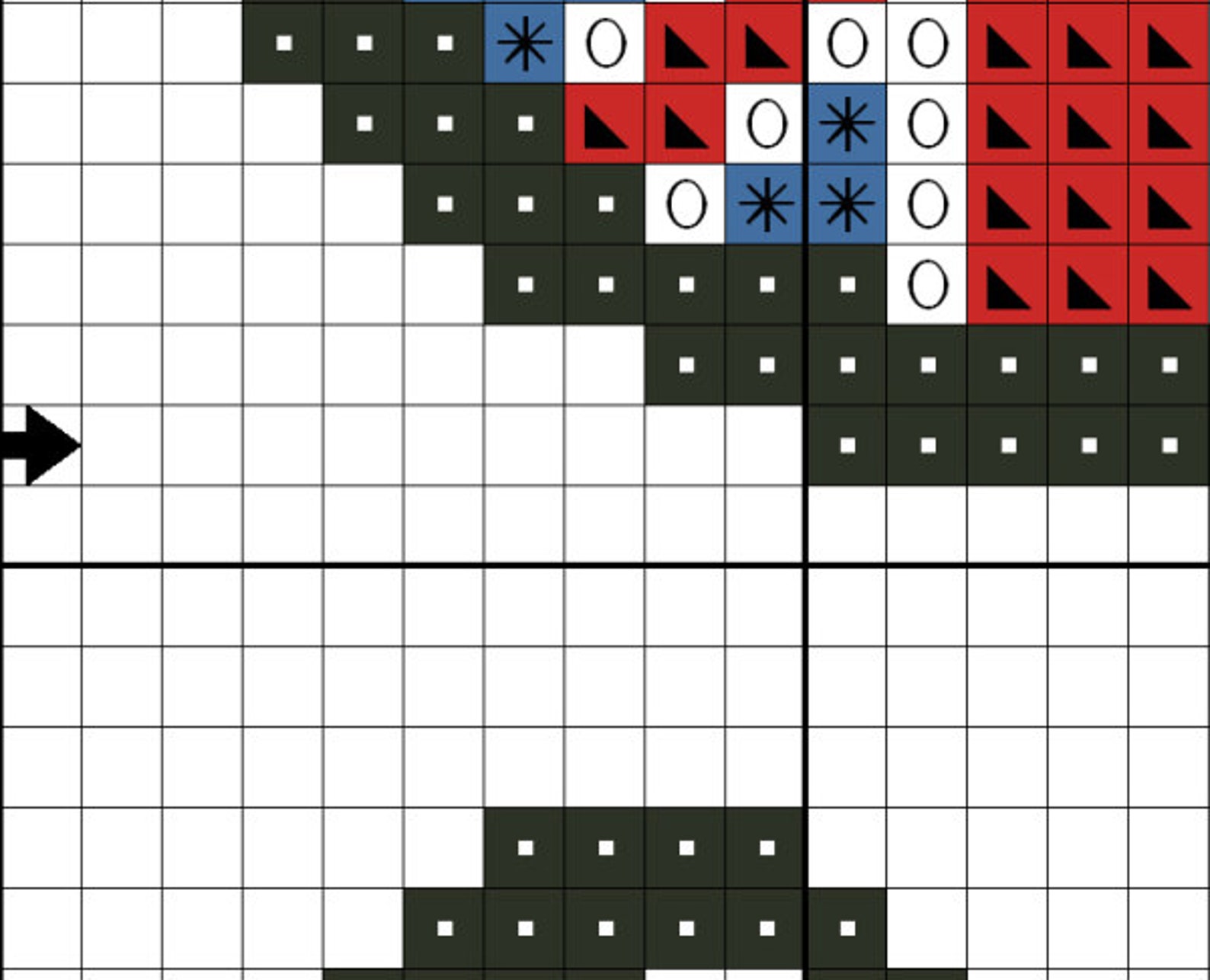 Union Jack Mustache Counted Cross Stitch Pattern, British Flag Cross ...