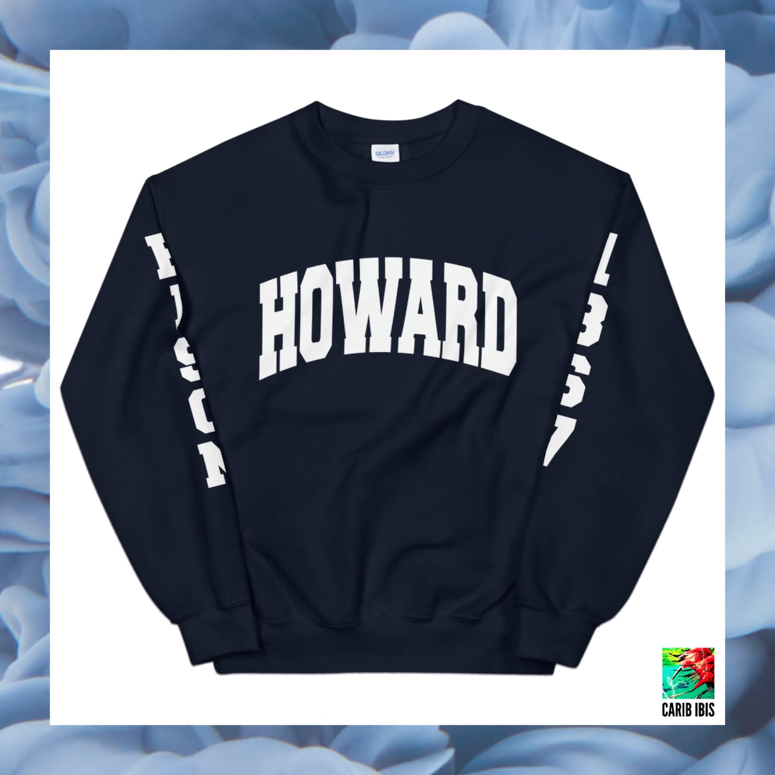 Howard University Sweatshirt Howard University Crewneck | Etsy