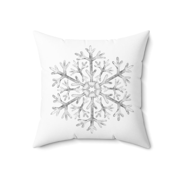 Snowflake Pillow - Etsy