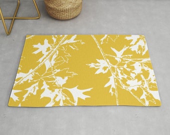 Mustard Yellow Rug - Etsy