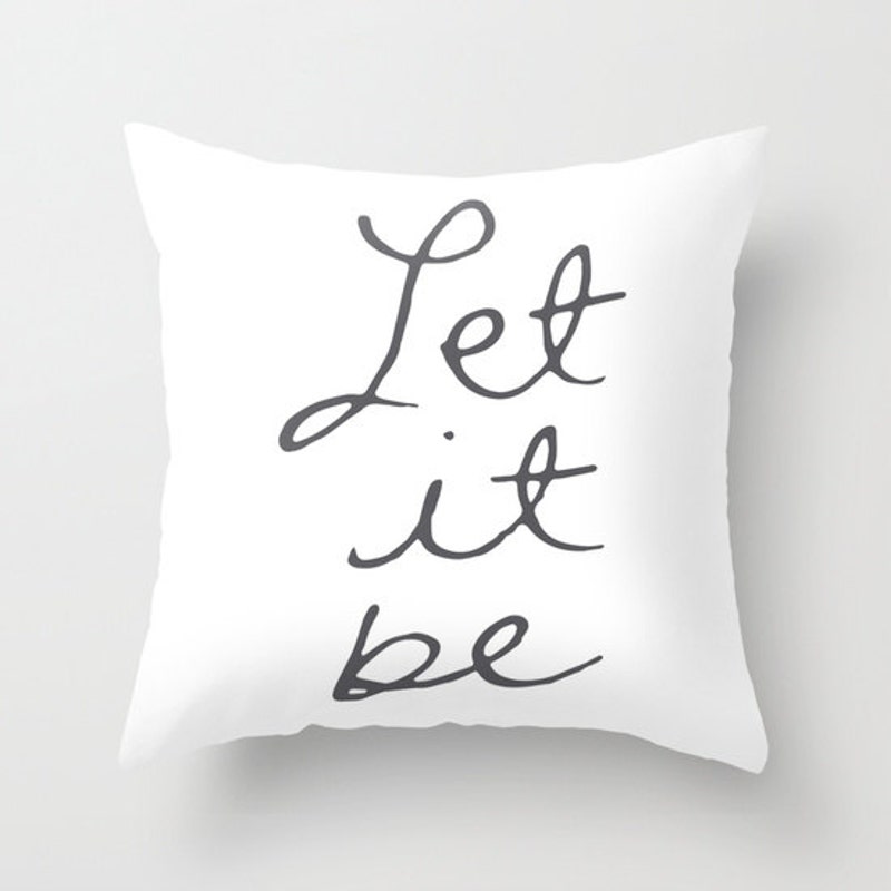 Typography Pillow - Etsy
