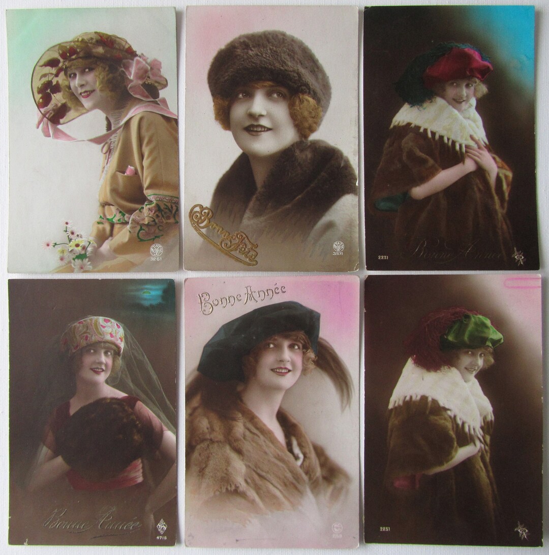 Vintage Postcards Women, Antique Postcards, Old Postcards Women - Etsy