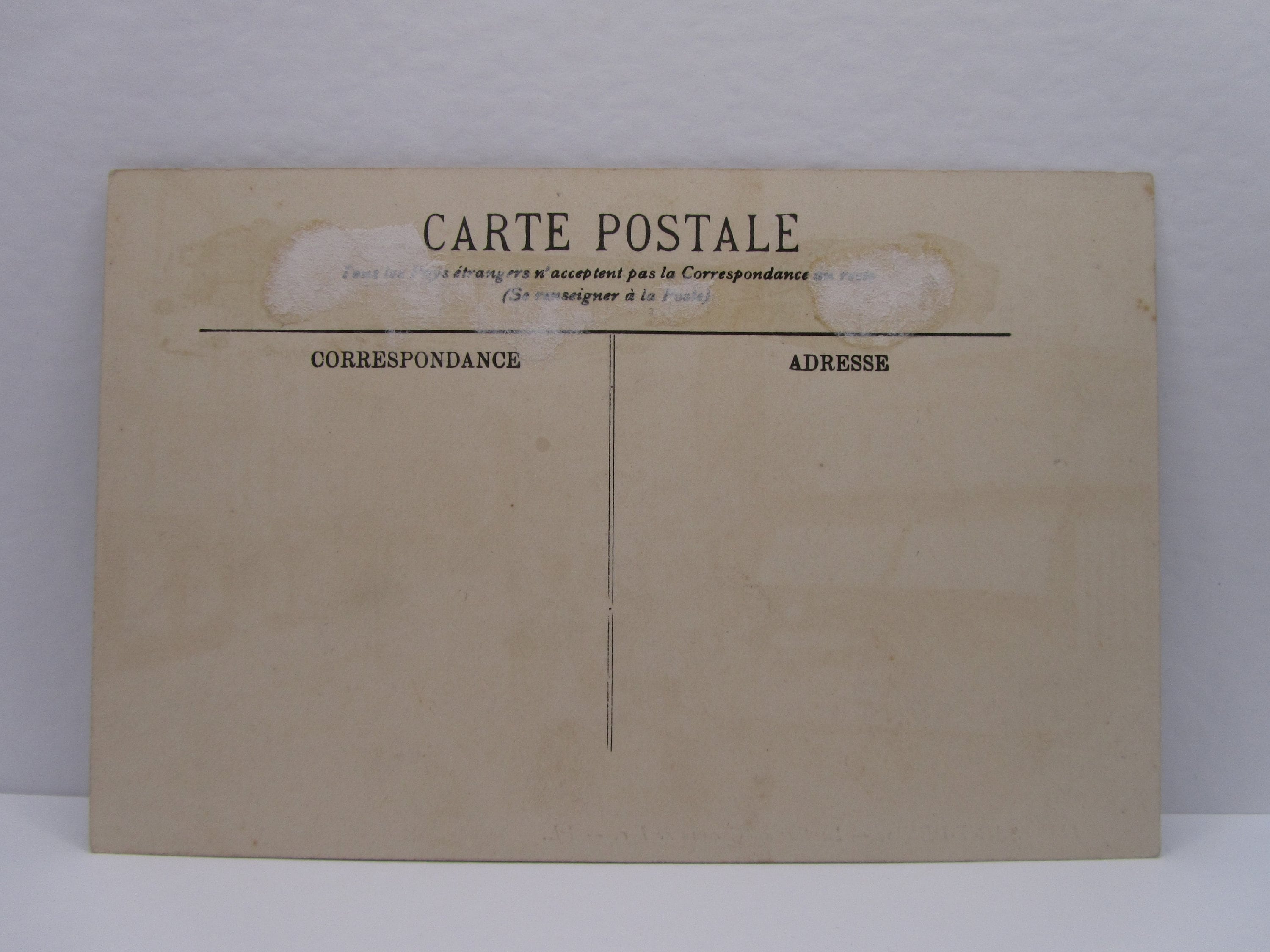 Vintage Postcard of a Street Scene of La Rue Du Chemin De Fer - Etsy